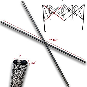 Generic for ABCCANOPY Commercial Deluxe 10x10 ABC Canopy -Gray Pair Truss Bars Replacement Parts (Part L)