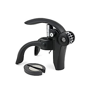 Peugeot 200510 Baltaz Dark Lever Corkscrew/Wine Bottle Opener, Black 5.52in.