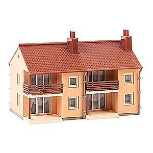 232573 Faller N Scale 1:160 Kit of a Double Row House, Lighting incl. - New 2021