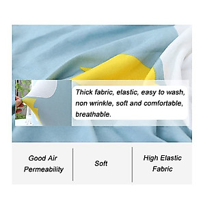 YIJIAFEIFEI LCD TV Dust Cover with Elastic Edge, Breathable TV Cover Dust Proof for Flatscreen, Soft Polyester Fiber Cover for Tv(Size:40 inches)