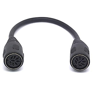 PIIHUSW 8 Pin DIN Cable Large Size Speaker Adapter Lead for Powerlink MK2 MK3 DIN 3 5 7 8 Midi Cord Bang Olufsen B&O BEOLAB (Female to Female 15cm)