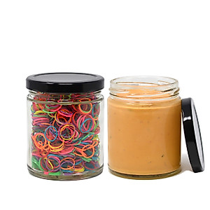 nicebottles Clear Glass Salsa Jars, 9 Oz - Case of 12