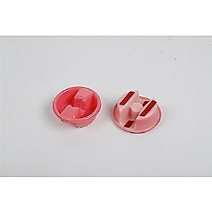 SZDEDA ABS Car Top Roof Knob Button Cover Decorative Trim Fit for Jeep Wrangler JK 2007-2017 Interior Car Accessories (Pink)