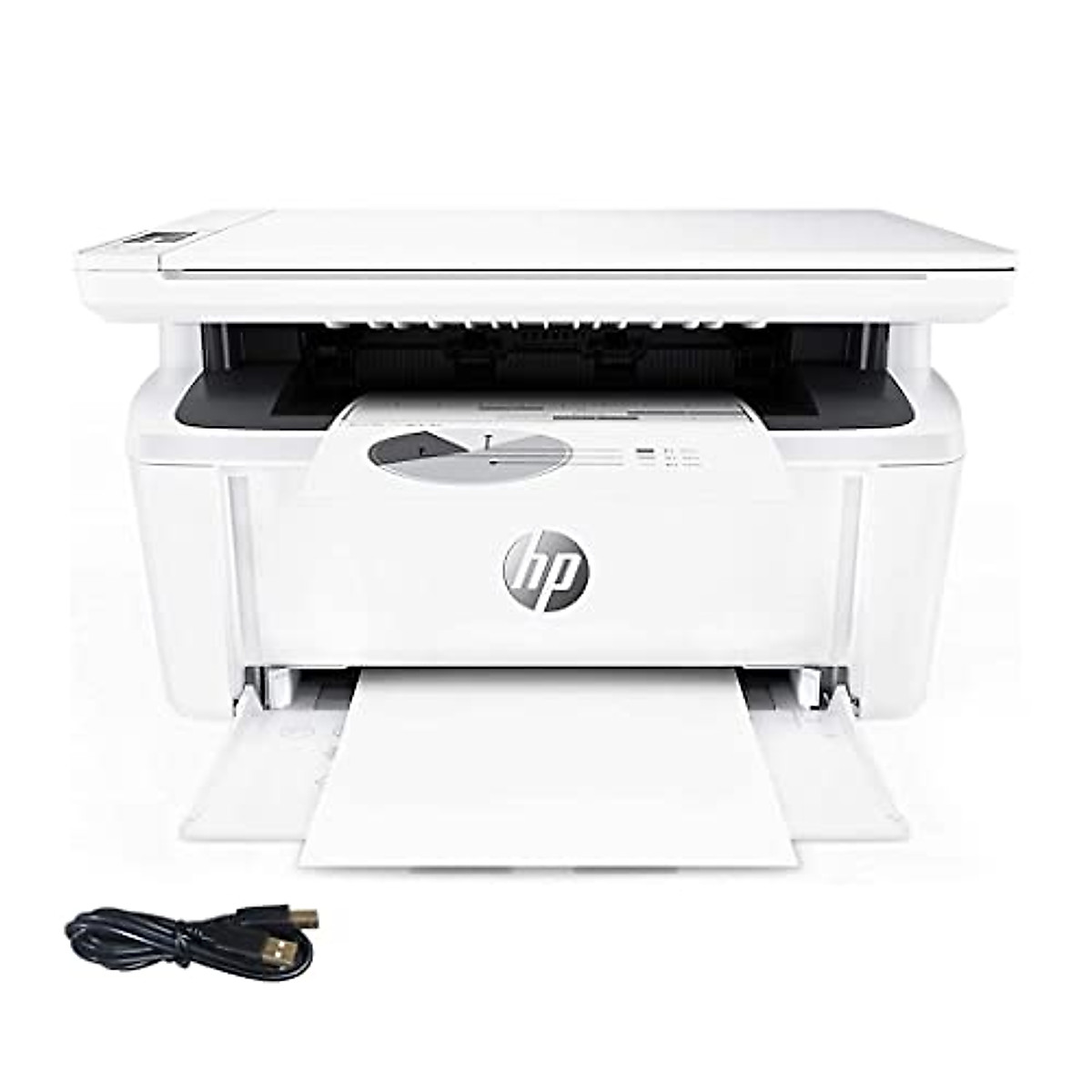 HP Laserjet Pro AIO Wireless Monochrome Laser Printer for Home Office, Print Scan Copy, 19ppm, 600 dpi, 150-Sheet Paper Tray, Mobile Printing, Work with Alexa, w/SPS Printer Cable