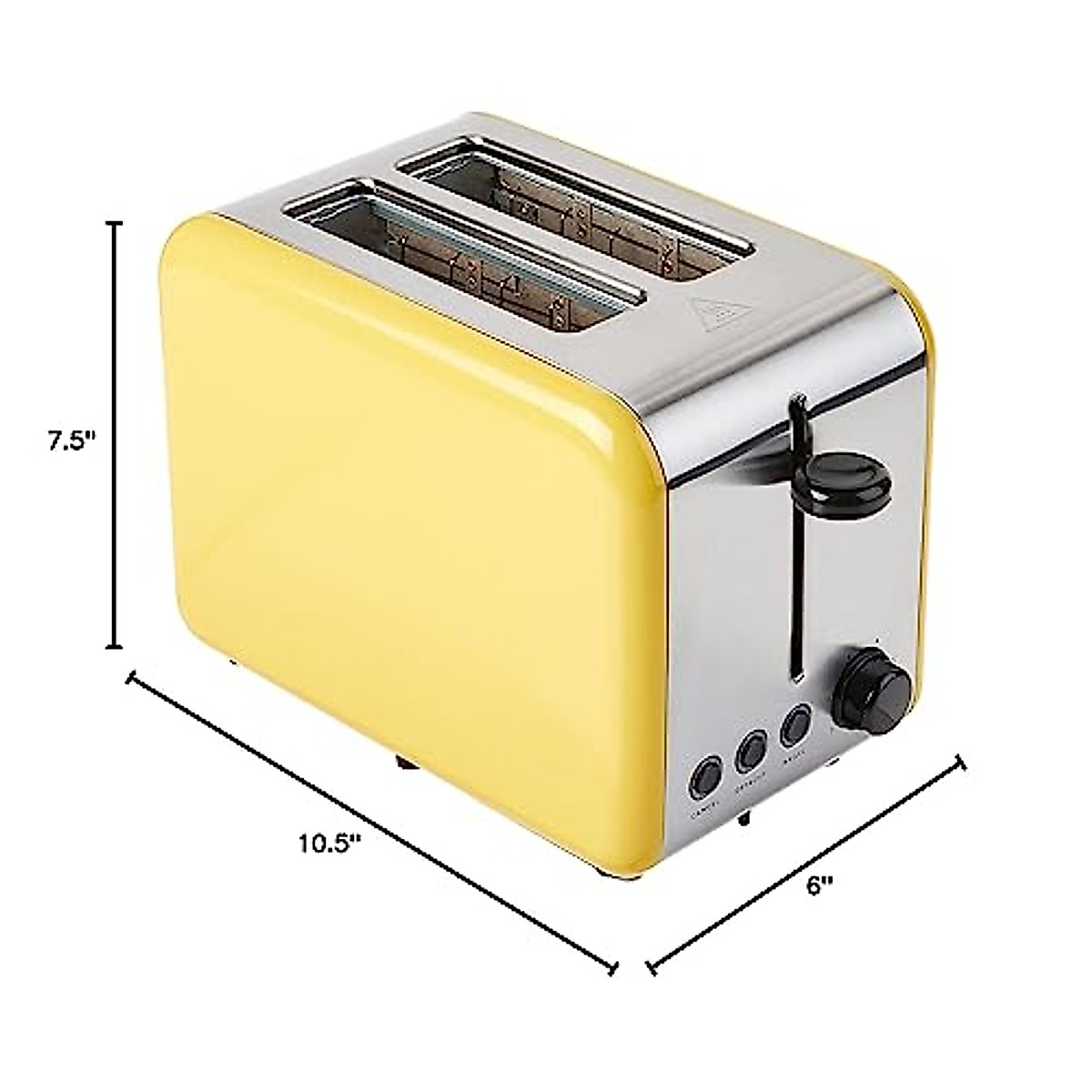 Kate Spade New York 888394 Yellow Toaster, 3.65 LB