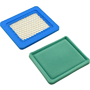HQRP 2-Pack Filter Cartridge 491588S w/Pre-Filter compatible with Briggs & Stratton 3.5-6.75 HP Quantum Engines 625-1575 Series 625 650 675 625e 675e 675ex 725e 725ex Series Lawn Mower Engines