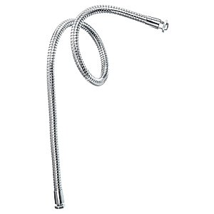 PATIKIL 23.6" Microphone Gooseneck, M10/M8 Fine Thread Metal Universal Hose Flexible Arm Gooseneck Tube Extension for Multifunction DIY, Silver Tone