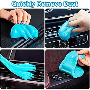AESALUTOY New Upgraded Cleaning Gel for Car, 4-Pack Car Cleaning Kits Universal Detailing Automotive Dust Car Crevice Cleaner Auto Air Vent Interior Detail Removal