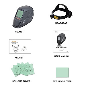 Antra True Color Auto Darkening Welding Helmet - Large Window 13.5 Sqi, Wide Variable Shade 4/5-13, Low TIG Amp Rating 2A - Precision Protection for Welding Excellence