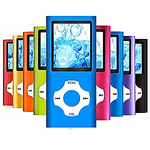 MP3 Player / MP4 Player, Hotechs MP3 Music Player with 32GB Memory SD Card Slim Classic Digital LCD 1.82'' Screen Mini USB Port with FM Radio, Voice Record