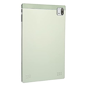 soobu 10in Tablet, 2.4G 5G Dual Band WiFi 4GB 64GB Green 3G Network Tablet PC 100‑240V for Office for Students (US Plug)