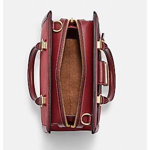 COACH Grace Carryall In Colorblock (Gold/Red Apple Multi)