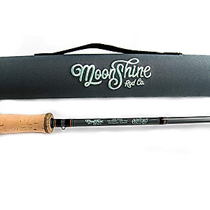 Moonshine Rod Co. The Outcast II Salt Fly Fishing Rod with Extra Tip