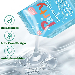 JIATELIN Bubble Concentrated Solution,Great As Bubble Solution for Bubble Machines,Bubble Guns,Bubble Gun Blower,Bubble Wands,Bubble Refills.Non Toxic Bubbles.