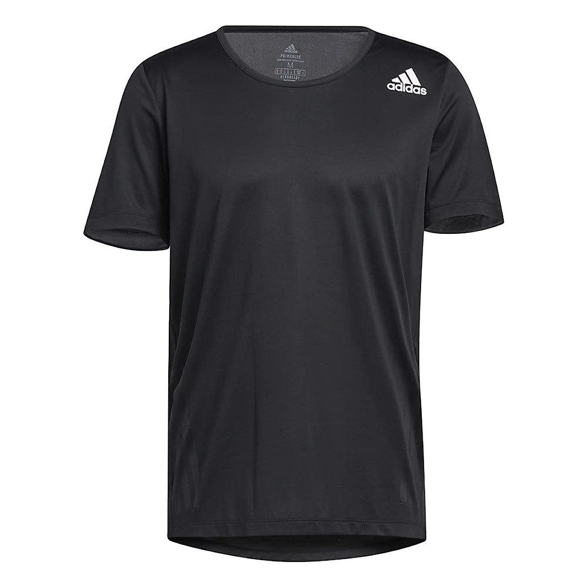 adidas mens Aero Flow PB Tee Black Small