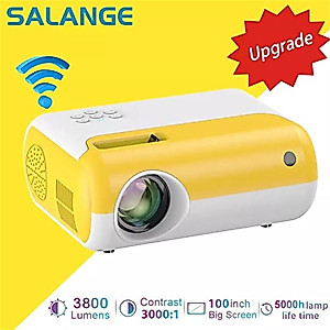 CXDTBH Projector P80 Support 1080p 3800 Mini Projector Home Cinema Movie LED Projetor