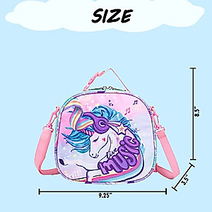 Lunch Box for Boys, Girls, Kids Insulated Lunch Bag, Perfect for Preschool, Kindergarten, Elenemtary, Cute, BPA Free, Food Safe