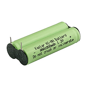 Kastar 1-Pack 2.4V 1000mAh Ni-MH Battery Replacement for Razor/Shaver Battery Philip Norelco BodyGroom 7100, Philip Norelco BG2040/34, Philip Norelco TT2040/32, Philip Norelco PG350, Remington PG350