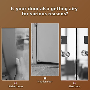 Weather Strip, Cuttable Seal, Adhesive Draft Stopper for Interior/Exterior Doors, Sliding Door & Shower, 98' Length (White)