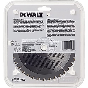 DEWALT Circular Saw Blade, 6 1/2 Inch, 36 Tooth, Aluminum Cutting (DW9152)