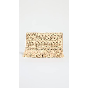 Mar Y Sol Women's Lisette Clutch, Natural, Tan, One Size