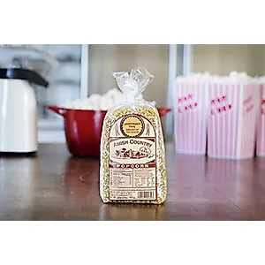 Amish Country Popcorn | 2 Lb Ladyfinger Kernels | Old Fashioned, Non-GMO and Gluten Free (2lb Bag)