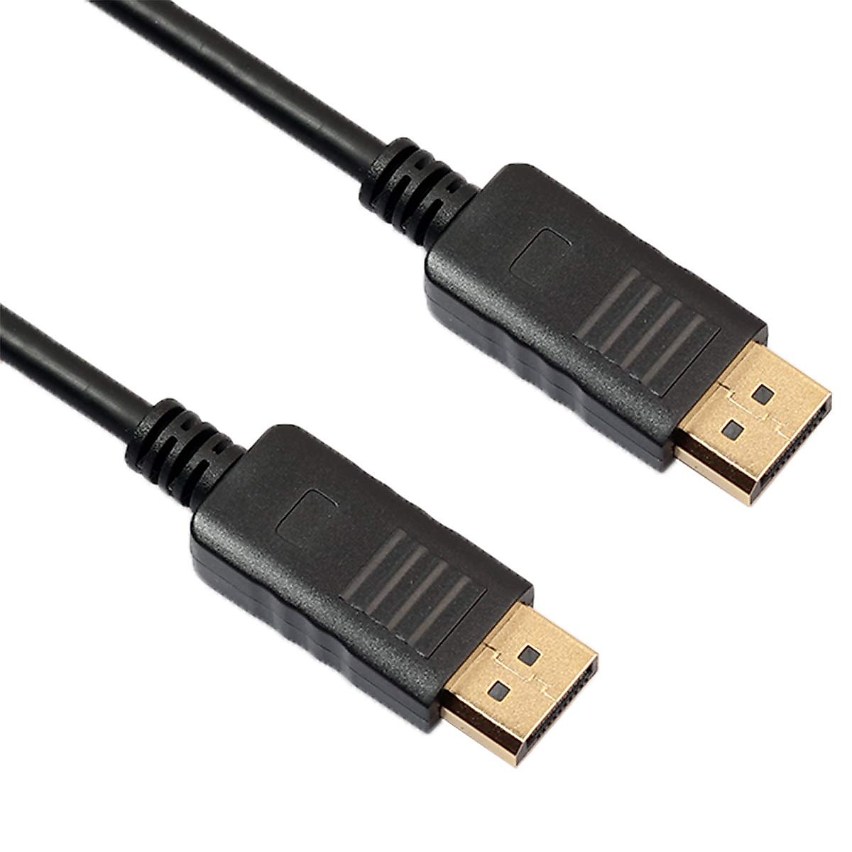 Esenlong DP Male to DP Male Cable DisplayPort to DisplayPort V1. 1, V1. 2 Adapter Connector for PC Computer HDTV Projector 1. 8m 10. 8Gbps