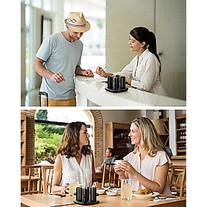 VIYISI Portable Charger Station USB C 5000mAh, 4 Pcs Fast Charging Power Bank with Charging Dock, Battery Pack Charging Kit for iPhone 15 Samsung Google LG Android Type-C Phones