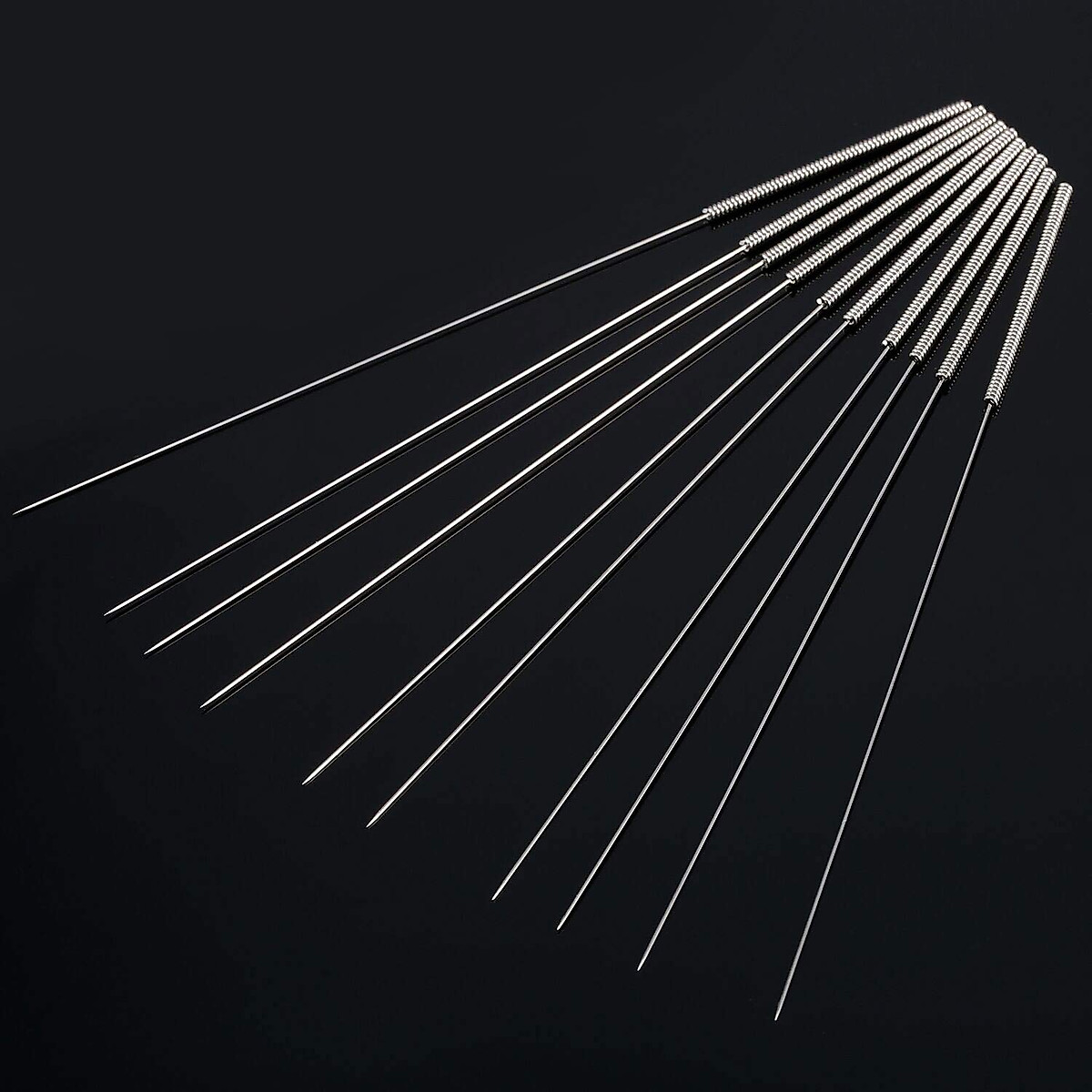 HESTYA 3D Printer Nozzle Cleaning Kit 0.4mm Stainless Steel Nozzle Cleaning Tool Kit 3D Printer Cleaning Needles, Drill Bits for 3D Printer Accessory, 10 Pack