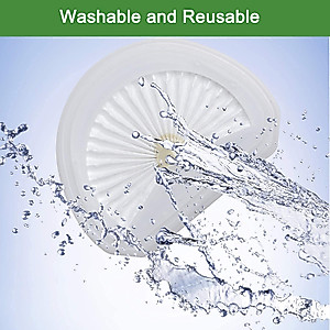 4Pack VLPF10 Replacement Filters Compatible with Black and Decker Hand Vacuum Filter Model # HLVA320J00 HLVA315j & N575266