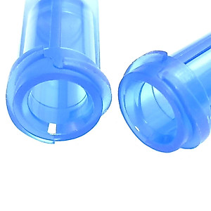 22 Ga 1 Inch Blunt Tip Dispensing Needle with Luer Lock, Precision Applicator (Blue,50 PCS)