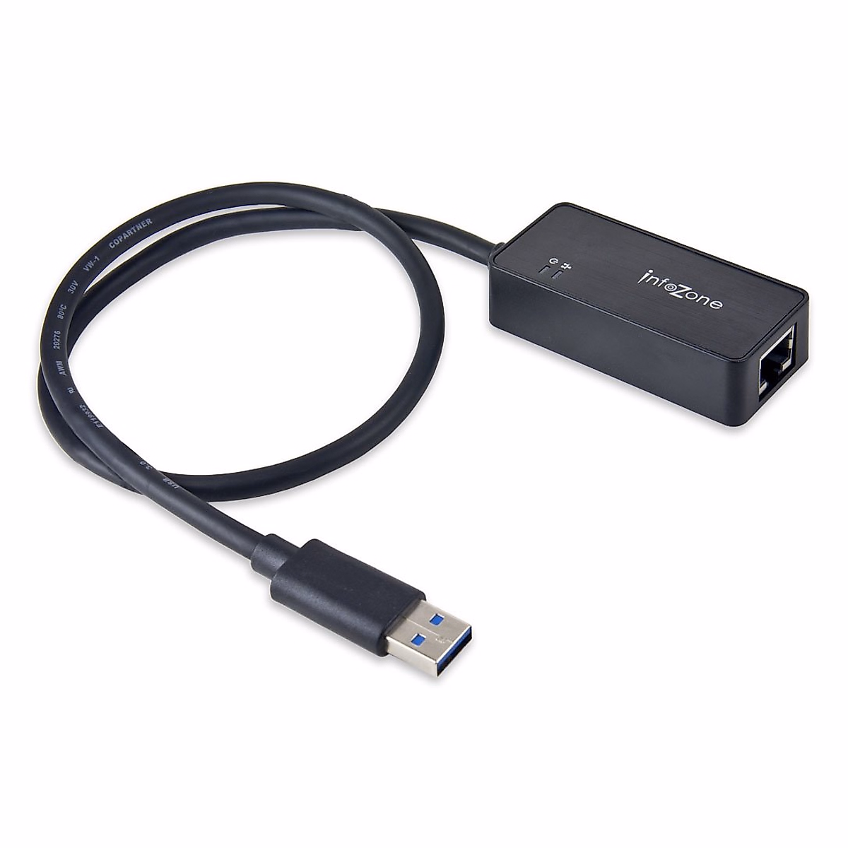 IO Crest USB 3.0 to RJ45 10/100/1000 Gigabit Ethernet LAN NIC Adapter for Windows, Mac, Linux - SY-ADA24029