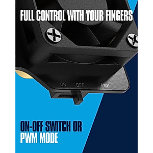 Argon Mini Fan HAT with Built-in Heatsink | ON-Off Switch for The Heatsink Fan | Fully Controllable PWM HAT | 2 Pieces of Fan per Pack