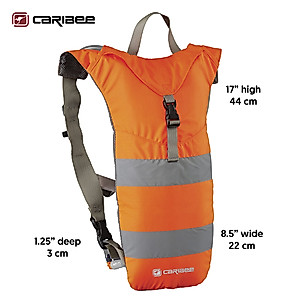 Caribee 3L Nuke Hi-Vis Hydration Backpack (Hi Vis Orange)