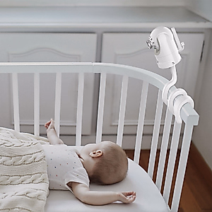 GUMBALL Baby Monitor Mount for Infant Optics DXR-8 and DXR-8 Pro Baby Monitor, Versatile Twist Mount Without Tools or Wall Damage, Security and Sturdy, White