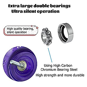 kathson Hamster Exercise Wheel 6.7 inch Silent Running Wheel for Gerbils Chipmunk, Dwarf Hamster, Mouse and Other Small Animals (Purple)