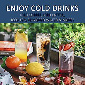 wirsh Iced Tea Maker, Iced Coffee Maker with 85 Ounce Pitcher, Strength Control and Reusable Filter, Perfect For Iced Coffee, Latte, Tea, Lemonade, Flavored Water, Black