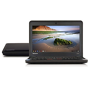 Lenovo ThinkPad X131e Chromebook Laptop Computer, 11.6" LED Display, Intel Dual-Core Processor, 4GB RAM, 16GB Solid State Drive, 8GB USB Flash Drive, Chrome OS, WiFi (Renewed)