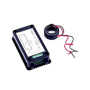 KNACRO AC Current Voltage Amperage Power Energy Panel Meter LCD Digital Display Ammeter Voltmeter Multimeter Current CT AC 80-260V 100A