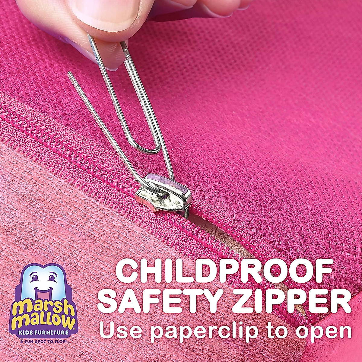 MARSHMALLOW Furniture 2 in 1 Kids Couch, Extendable Sleeper Toddler Couch, Reversible Toddler Chair for Lounging and Sleeping, Minnie Mouse (2 Pack)