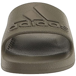 adidas unisex-adult Adilette Aqua Olive Strata/Olive Strata/Olive Strata 12