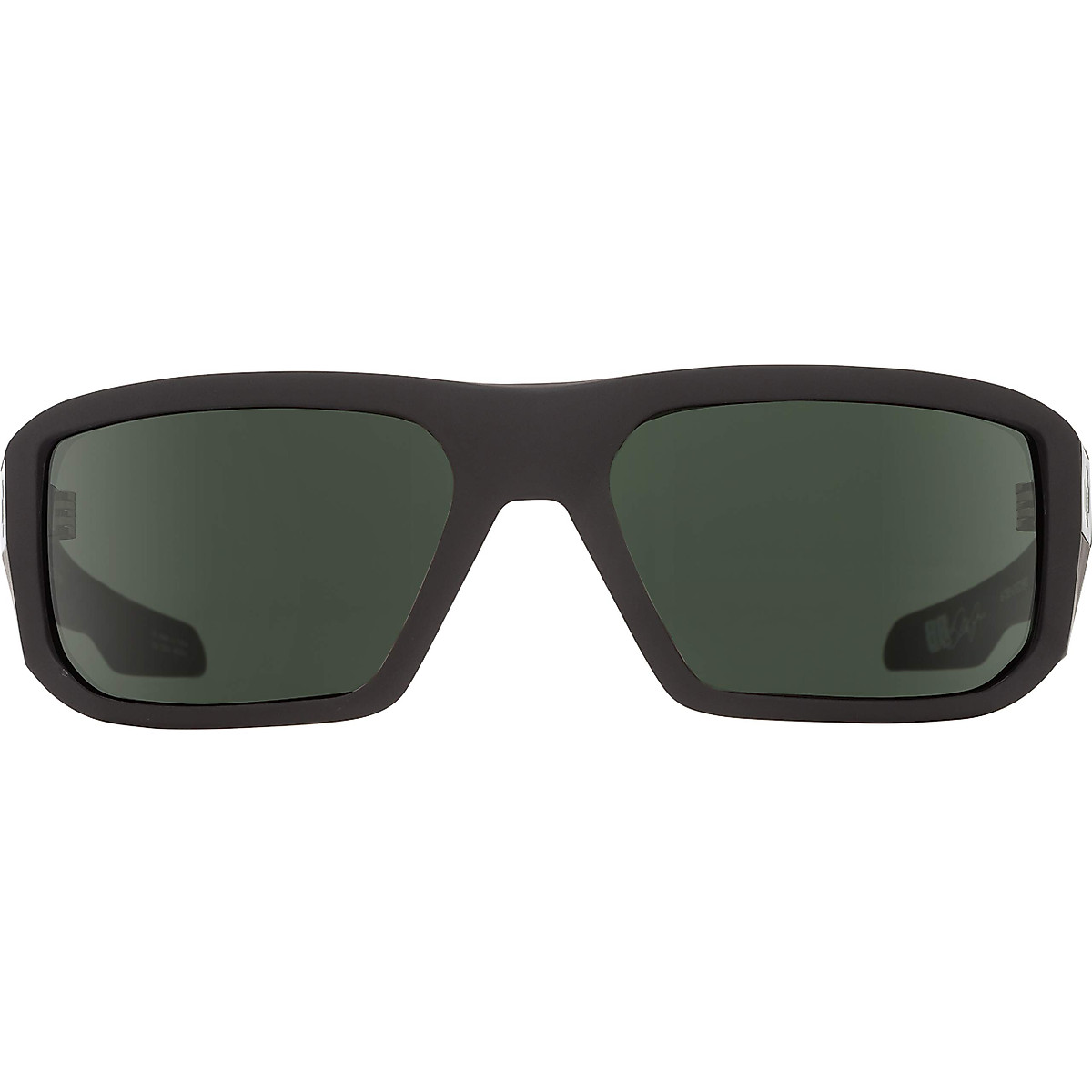 Spy Optic McCoy Sunglasses, Soft Matte Black/Happy Gray/Green
