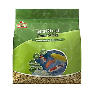 Tetra Pond Sticks, Koi Fish & Goldfish Food, Soft Sticks, Easy to Digest Floating Pond Fish Food, 6.61 pounds