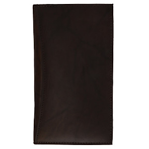 MARSHAL Wallet Womens Leather Long Credit Card Organizational Wallet (Brown)