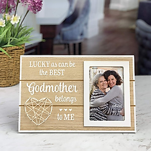 GIFTAGIRL Godmother Gifts from Godchild Picture Frame - Beautifully Worded Photo Frame Appreciation Gift from Family is an Ideal Godparent Gifts from godchild, and Arrives Beautifully Gift Boxed…