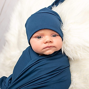 Newborn Swaddle - Adjustable Infant Swaddle Blankets Wrap for Baby Boy Girl, Motif Cotton Sleepsack, Baby Swaddles 0-3 Months