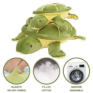Dalmao 28" Soft Plush Sea Turtle Stuffed Animals Plush Pillow Toys, Large Turtles Plushies,Gift for Kids Boys, Birthday,Valentine,Christmas