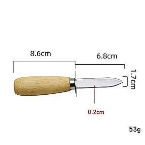 figatia Seafood Tools Seafood Opener Shellfish Cutter Clam Cutter Shucker for Party Supply, Style A