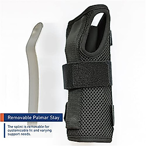 Comforband Deluxe Wrist Brace for Post-Op Wrist Stabilization - Left or Right Hand Breathable Wrist Splint Stabilizer for Carpal Tunnel Syndrome (CTS) Daily Support, Distal Radius Fractures (Broken Wrist) , Tendonitis, Arthritis, Wrist Sprains, Strains, W