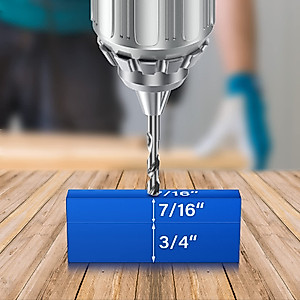 Neitra Setup Blocks Woodworking - 15 PCS Aluminum Height Gauge Blocks Set - Woodworking Measuring Tools Precision Setup Bars for Router Table Saw, Blue